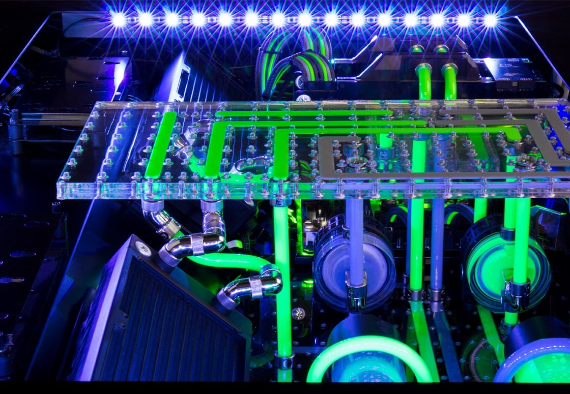 This Watercooled Gaming Desk Was Designed to Push Boundaries